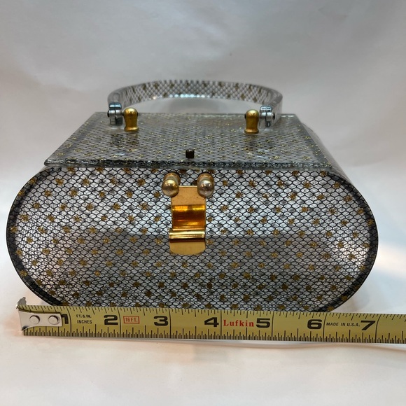 Wilardy | Bags | Very Rare Antique Wilardy Mark Lucite Gold Stardust ...
